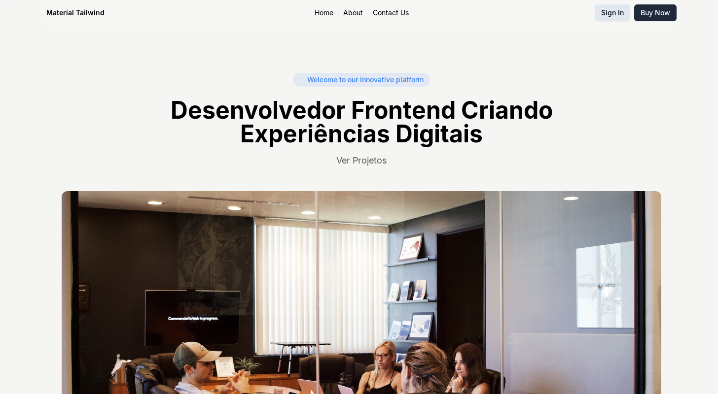 Desenvolvedor Frontend Criando Experiências Digitais | Creative Tim